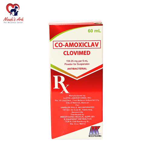 Clovimed Co-amoxiclav 156.25mg per 5mL Powder For Suspension 60ml ...