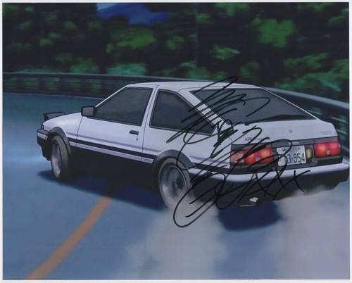 Shin-ichiro Miki Initial D Voice actor signed photo with coa | SASIGNED LLC