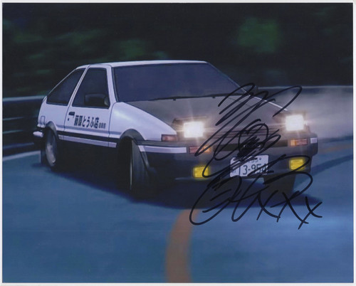 Shin-ichiro Miki Initial D Voice actor signed photo with coa | SASIGNED LLC