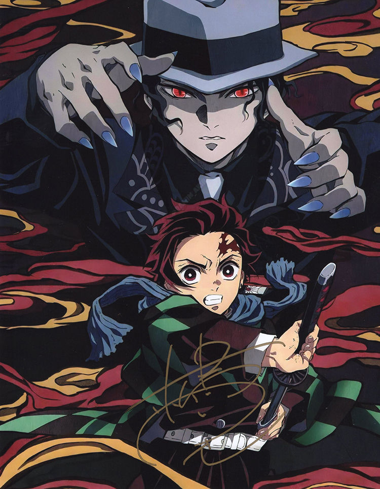 Akira Matsushima Animator signed Demon Slayer: Kimetsu no photo with ...