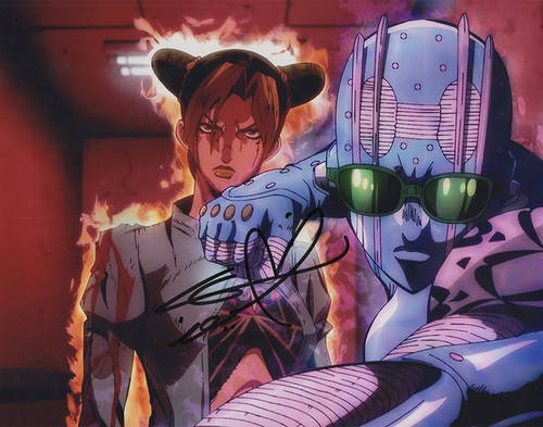 Fairouz Ai voice actor signed Stone Ocean photo with coa | SASIGNED LLC