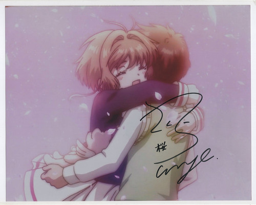 Cardcaptor Sakura Voice Actor Tange Sakura signed photo with coa ...
