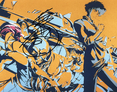 Megumi Hayashibara Voice Actor Signed Cowboy Bebop Photo With Coa Megumi Hayashibara Voice Actor Signed Cowboy Bebop Photo With Coa