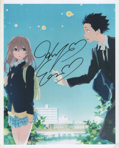 The Shape of Voice Voice Actor Hayami Saori signed photo with coa ...