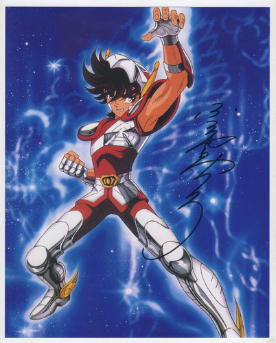 Tôru Furuya Legend of Sanctuary voice actor signed photo with coa ...