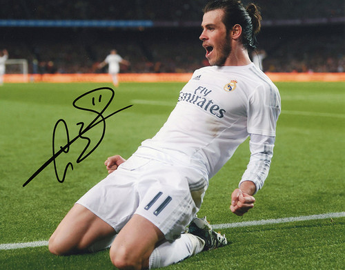 Gareth Bale autographed hand signed photo coa sasigned | SASIGNED LLC