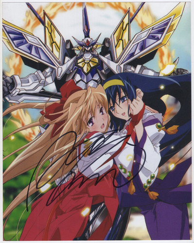 Ayako Kawasumi Kannazuki no Miko Voice actor signed photo with coa ...