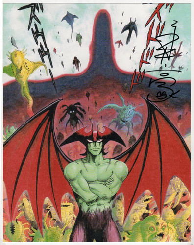 Go Nagai Devilman author signed photo with coa | SASIGNED LLC