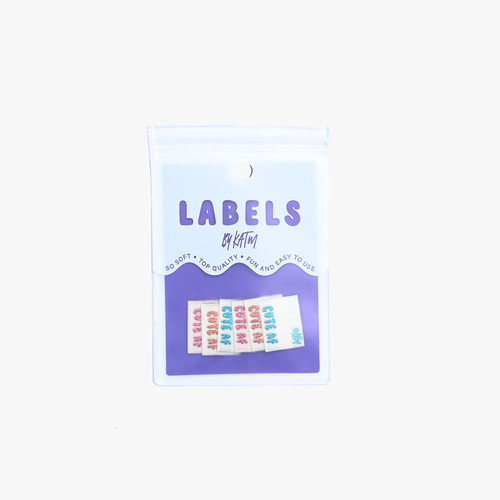 'Cute AF' Premium Woven Labels | Sweet Pea Design Co
