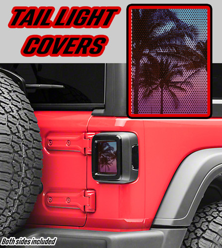 Tail Light Decals Island Palms | ZKD Customs