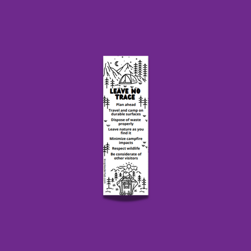 Juniors Activity Sheet - Eco Camper Leave No Trace Bookmark ...