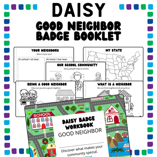 Daisy Badge Booklet - Good Neighbor | TroopLeaderHub