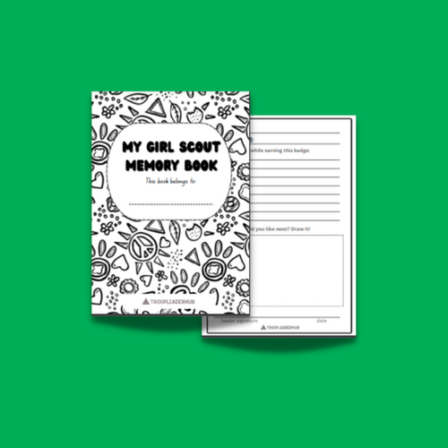 Printable Girl Scout Memory Book | TroopLeaderHub
