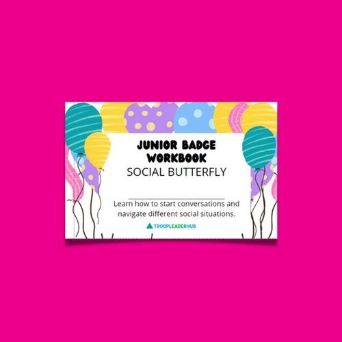 Junior Badge Booklet - Social Butterfly | TroopLeaderHub