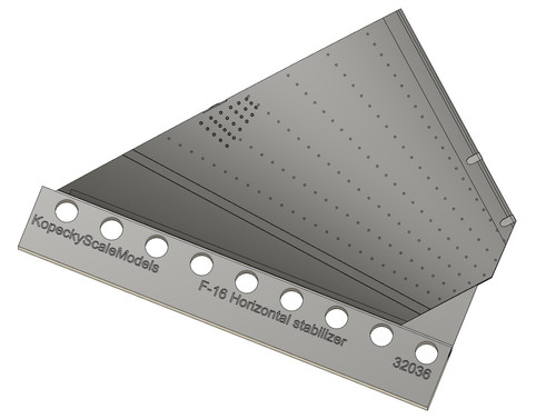 32036 F-16 Horizontal stabilizers | KopeckyScaleModels