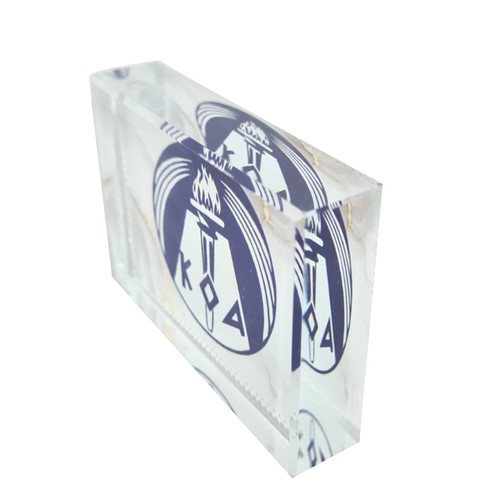 Crystal Rectangular Plaque | Evangelides Bronze