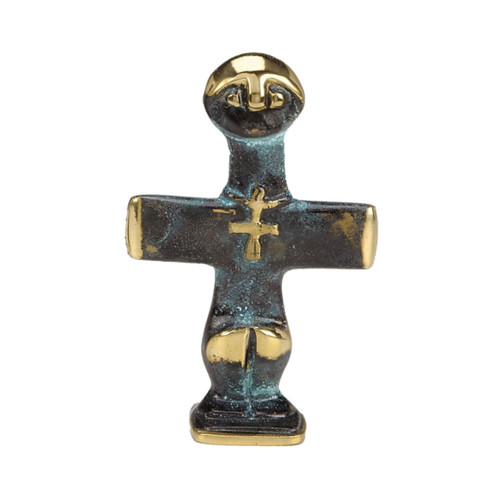 Cross Shaped Figure Medium | Evangelides Bronze