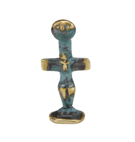 Small Cross Shaped Figure | Evangelides Bronze