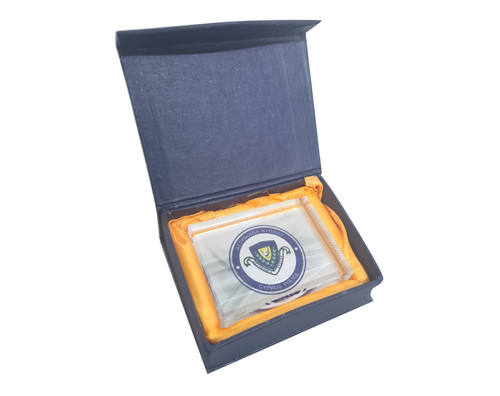 Crystal Plaque Medium | Evangelides Bronze