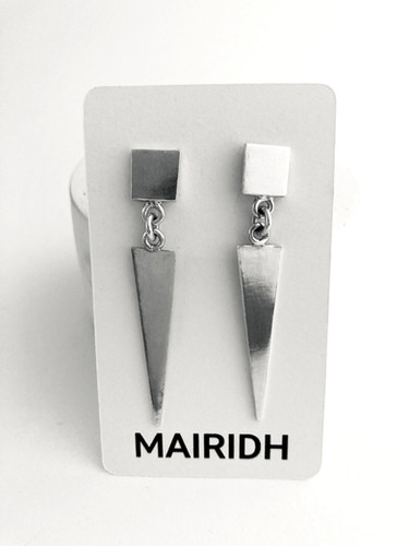 Long Square Linked Tri Danglers | MAIRIDH Jewellery