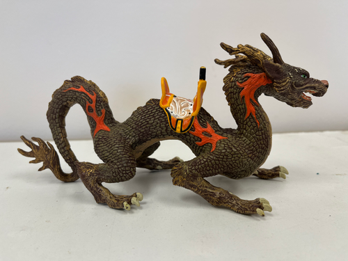Papo 2010 Dragon Of The Rising Sun With Saddle 3 Claws Fantasy Figure ...