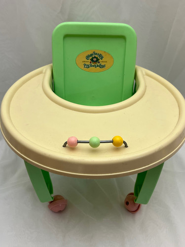 Cabbage Patch Kids CPK Walker w/ Tray Wheels 1986 Coleco Toy Play Chair ...