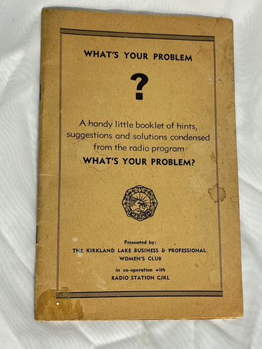Whats Your Problem book Kirkland Lake | Hidden Treasure