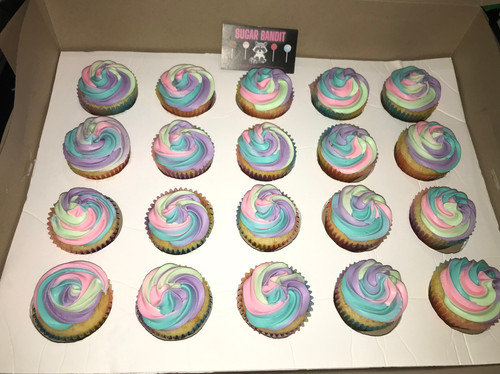Rainbow Cupcakes | Sugar Bandit