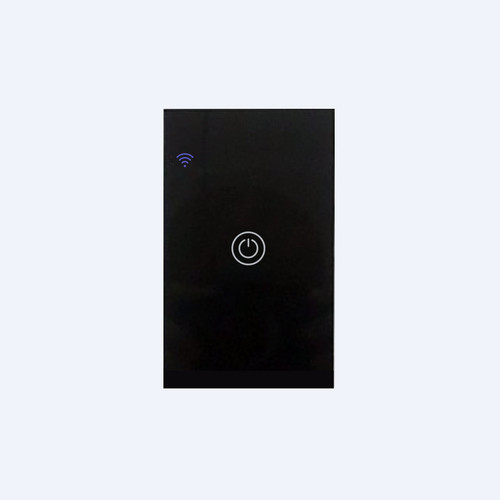 SWS1221 - Smart Wi-Fi Light Switch – 1 Lever (Black) | Superlume