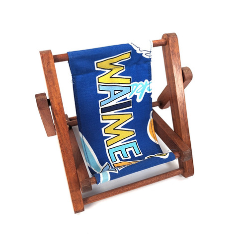 Hawaiian Koa Wood Cell Phone Chair with Vintage Design | Simply Wood ...