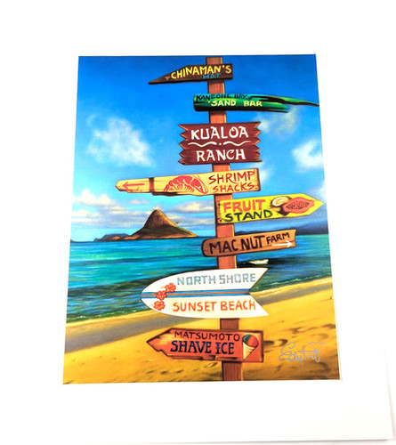Signpost series created to keep memories alive of our O'ahu | Simply ...