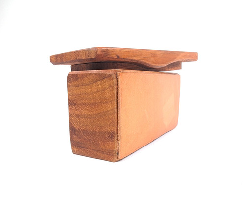 Mini Carved Koa Pop Top Box | Simply Wood Studios