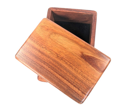 Hawaiian Koa Lift Top Box 6 x 4 x 2 (#5) | Simply Wood Studios