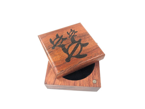 Laser Engraved Honu Small Koa Box | Simply Wood Studios