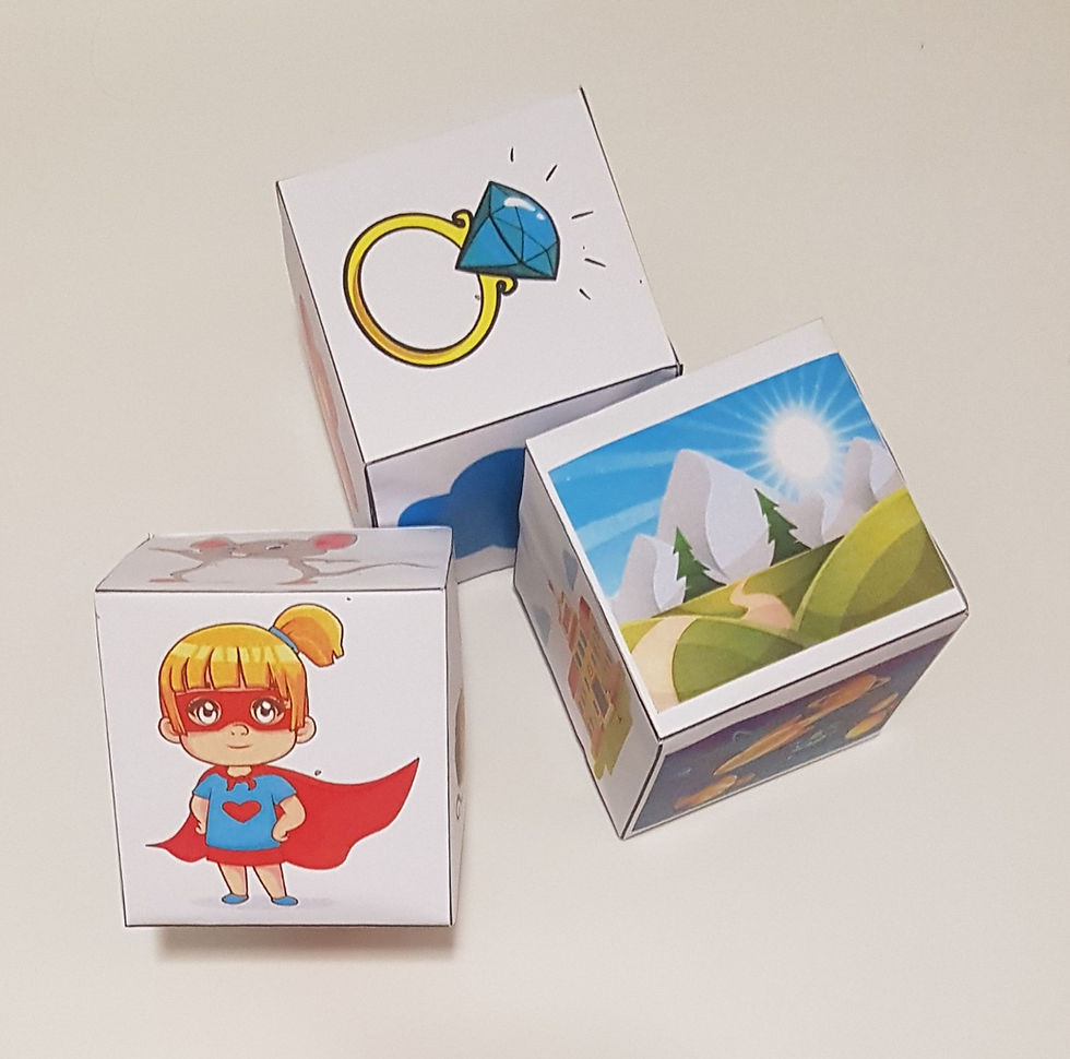 DADOS PARA INVENTAR HISTORIAS