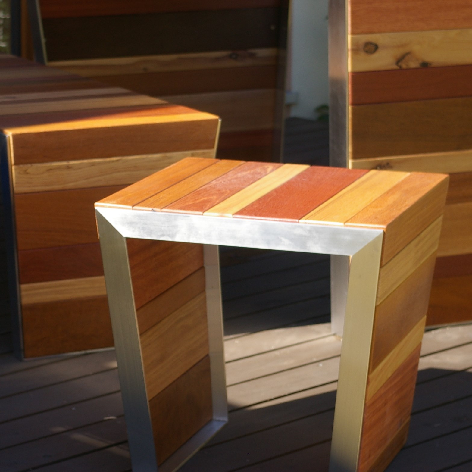 --OUTDOOR TABLE BENCH STOOL | studio-wedge