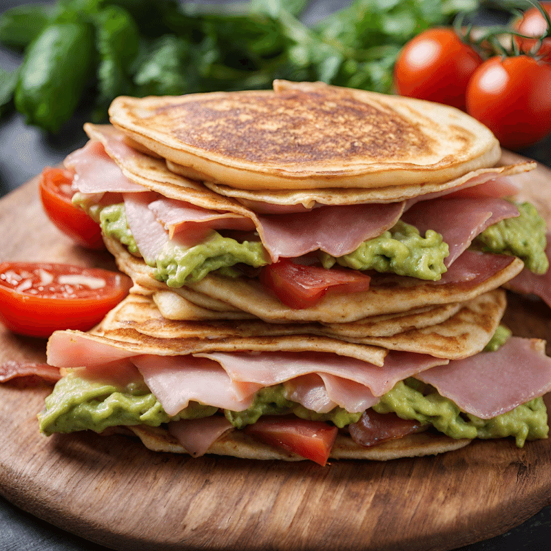 Entree, Buckwheat Pancake Sandwich