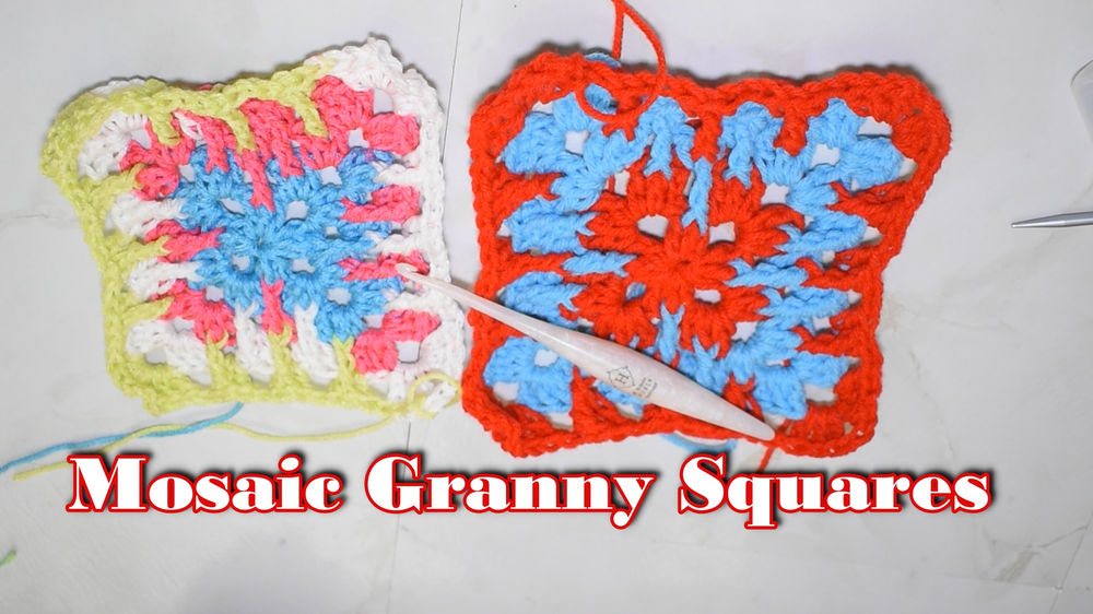How to Crochet the Glorious Granny Square a.k.a. Mosaic Granny Square