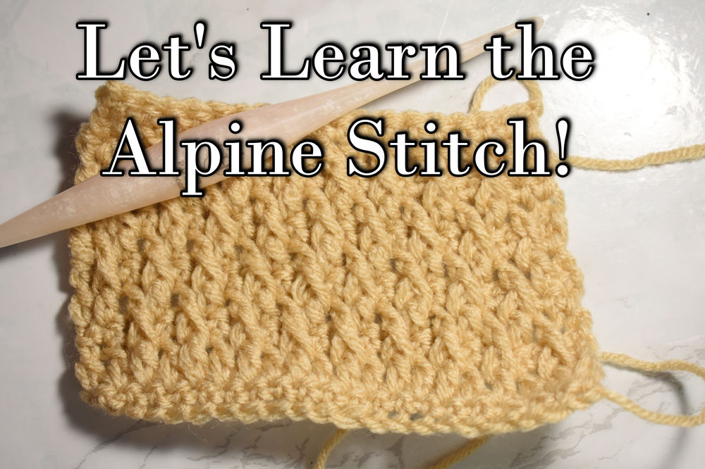 How to Crochet the Alpine Stitch [Video Tutorial]