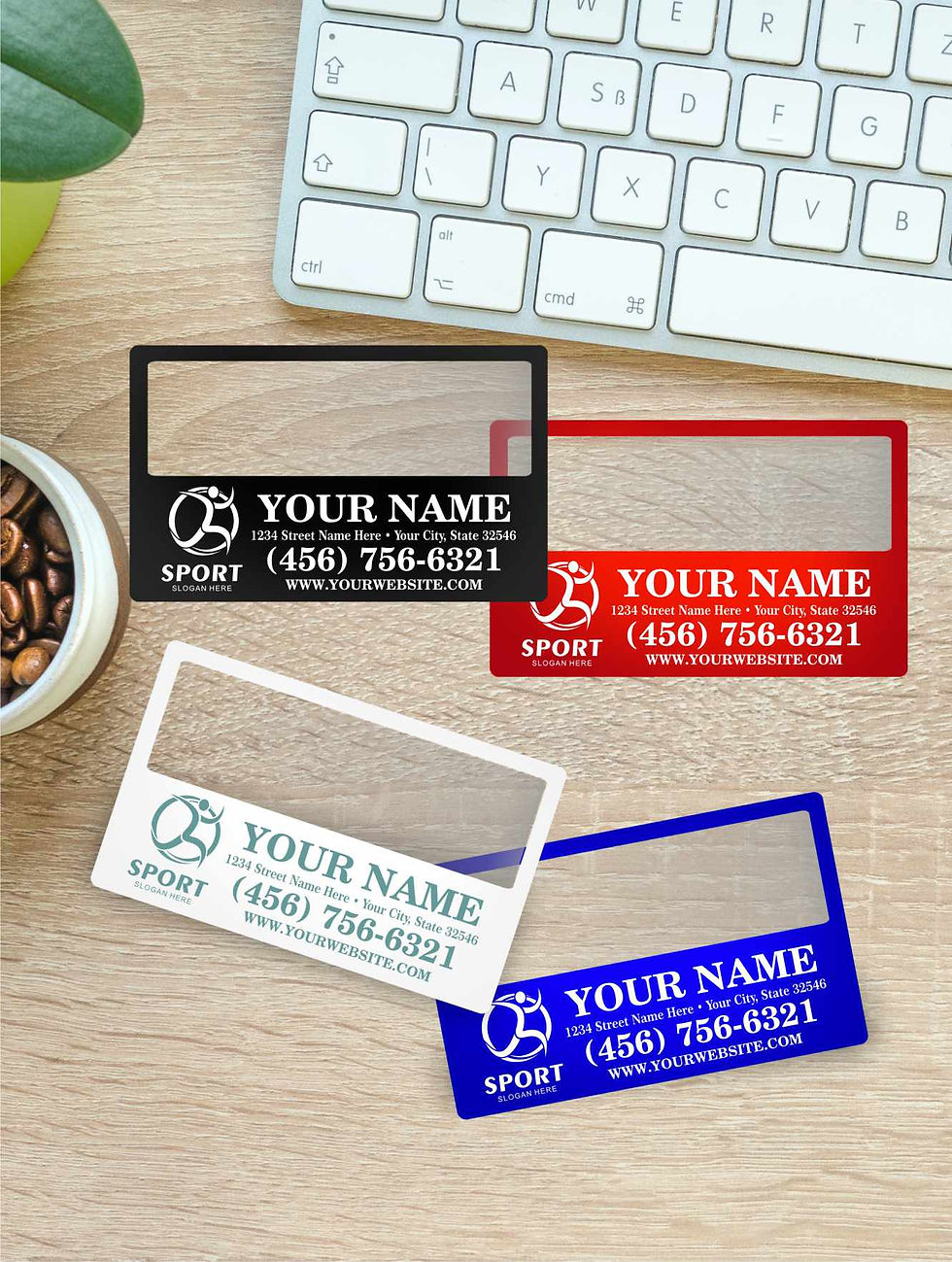 PLASTIC MAGNIFYING CARDS | My Site