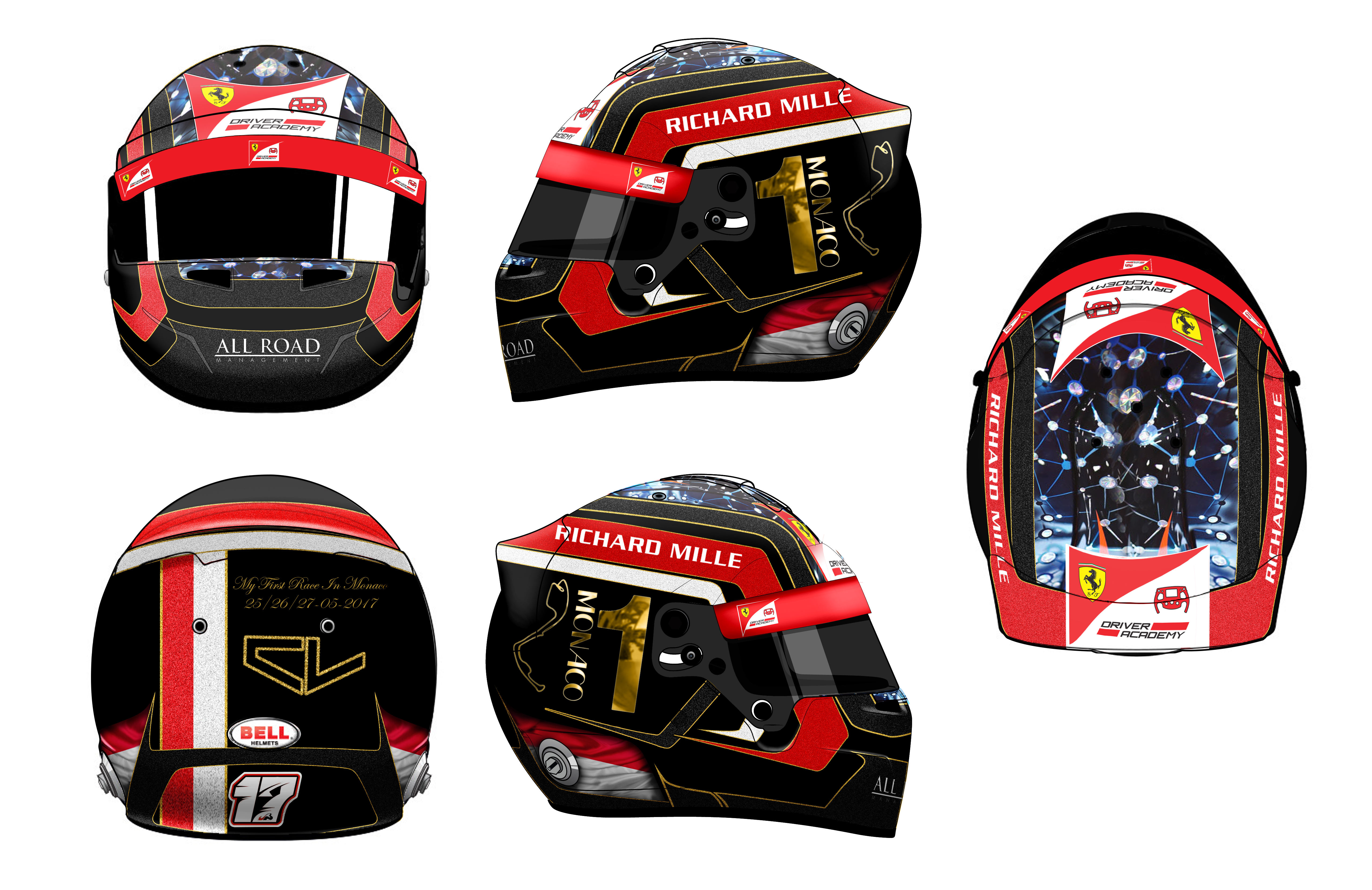 Charles Leclerc Helmet Designs