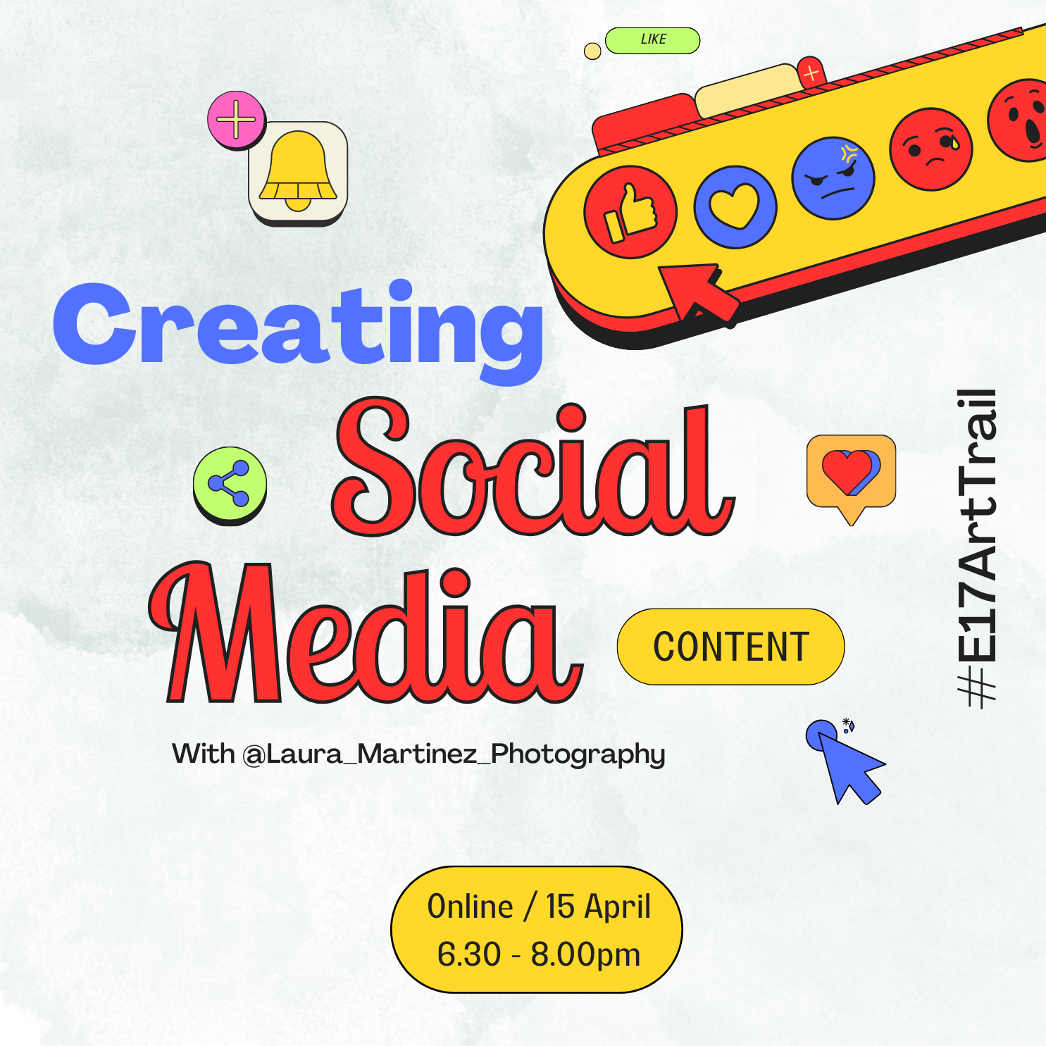 Creating Social Media Content | E17 Art Trail