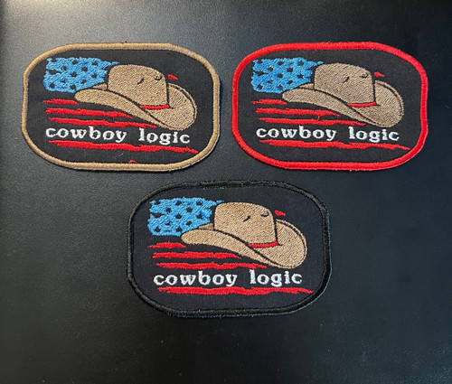 Cowboy Logic flag - embroidered patches | AngelsPatriotBattle
