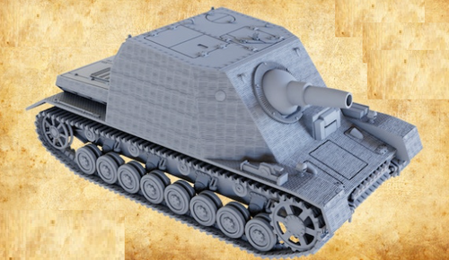 Sturmpanzer IV Brummbar early | JJG print 3D