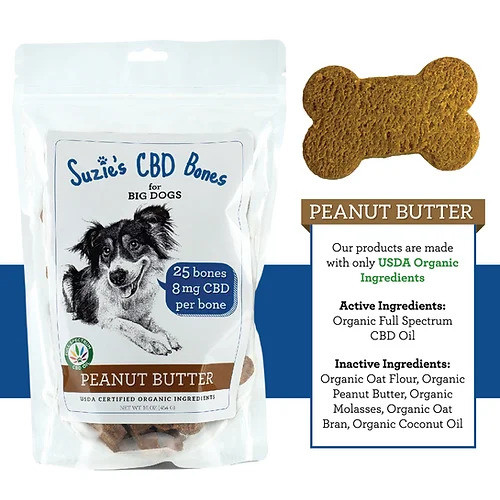 Suzie's - 8MG CBD Bones - Peanut Butter | Elevation Hemp Co.
