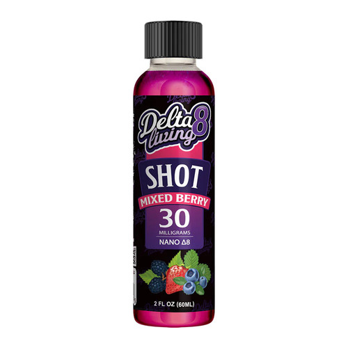D8 Mixed Berry Shot 30mg | Elevation Hemp Co.