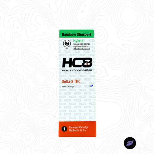 HC8 Delta8 Cart - Rainbow Sherbert | Elevation Hemp Co.