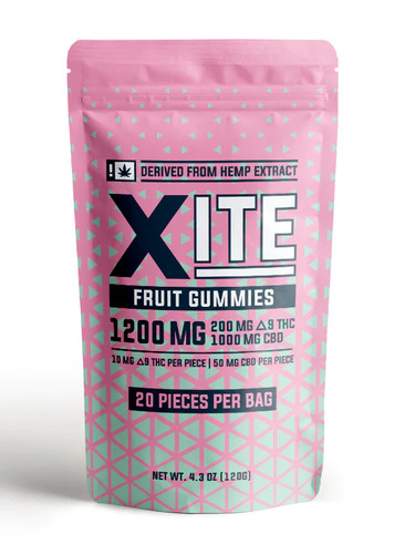 Xite Delta 9 Gummies 5:1 CBD/D9 - 20pk | Elevation Hemp Co.