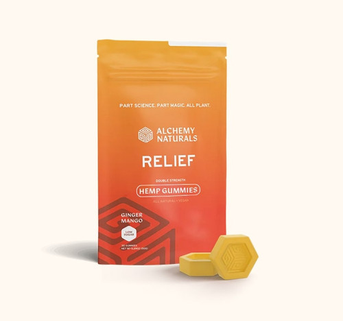 Alchemy Naturals - Relief gummies (CBD+CBG) | Elevation Hemp Co.