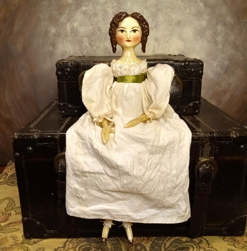 Drop Curls - 18" Customized Handmade Regency Doll | Up All Night Studio